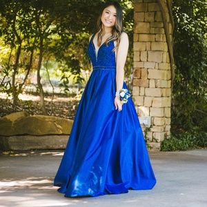 Dresses | Deep Blue Prom Dress | Poshmark